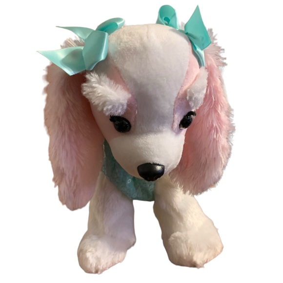 Poochie & Co | Accessories | Poochie Co Kids Doggie Pink White Green ...